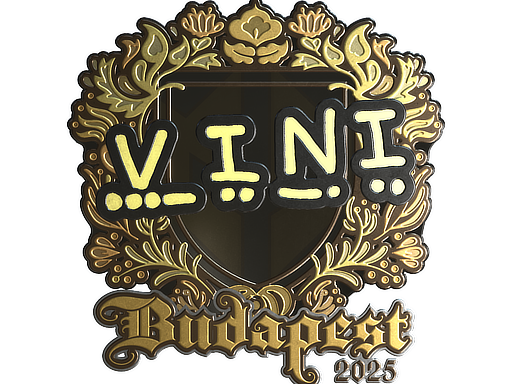Sticker | VINI (Gold) | Budapest 2025 - EsportFire.com