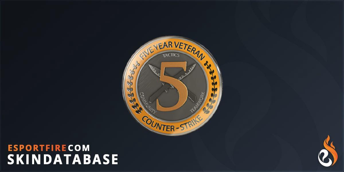5 Year Veteran Coin - EsportFire.com
