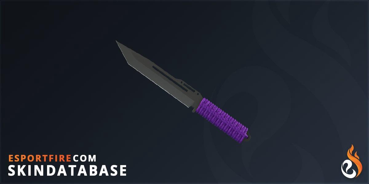 Paracord Knife | Ultraviolet - EsportFire.com