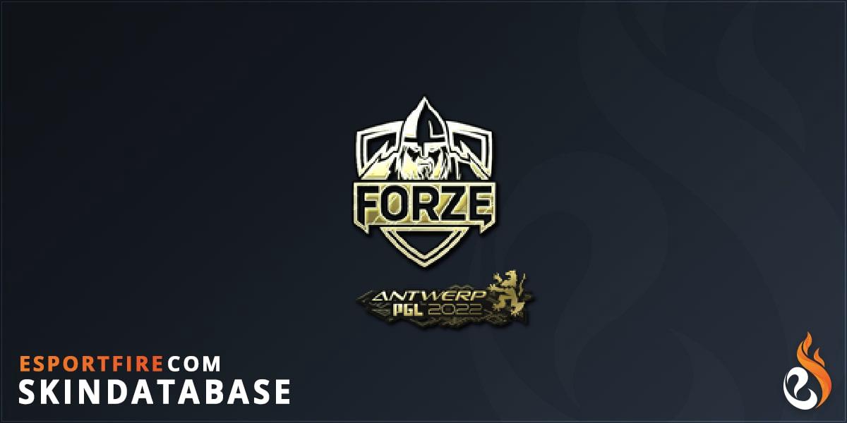 Sticker | forZe eSports (Gold) | Antwerp 2022 - EsportFire.com