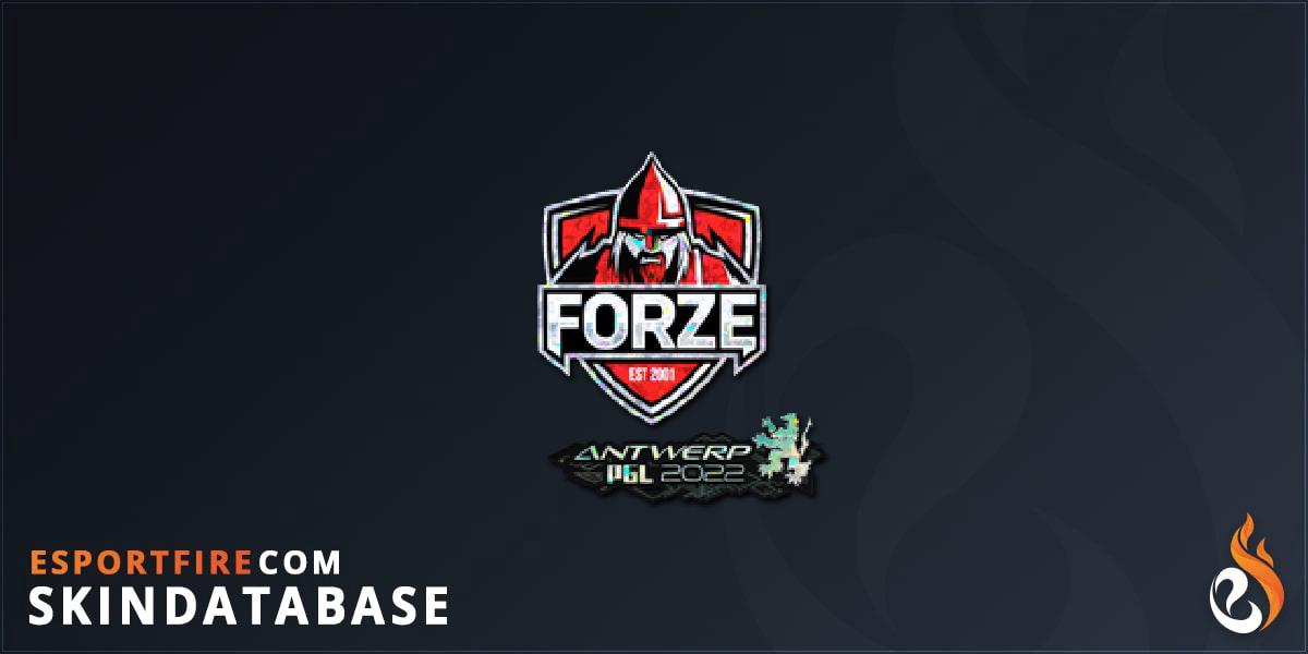 Sticker | forZe eSports (Glitter) | Antwerp 2022 - EsportFire.com