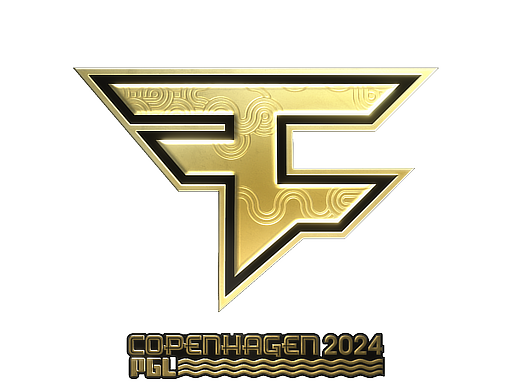 Sticker | FaZe Clan (Gold) | Copenhagen 2024 - EsportFire.com