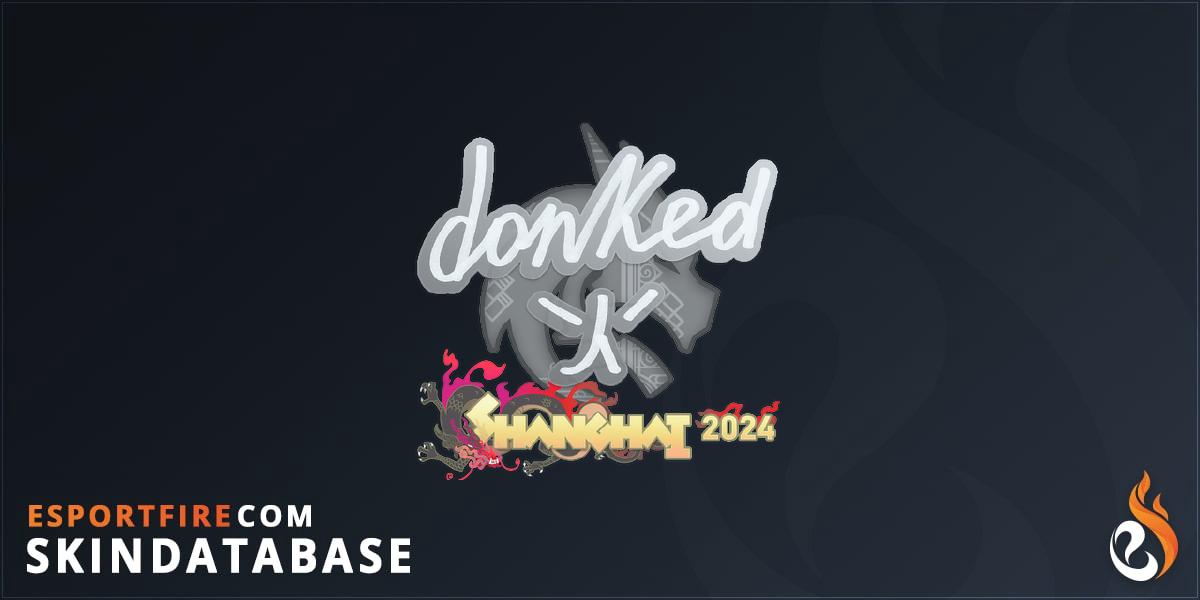Sticker | donk | Shanghai 2024 - EsportFire.com