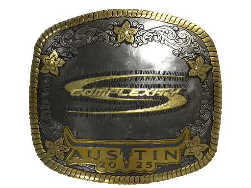 Sticker | Complexity Gaming (Gold) | Austin 2025 - EsportFire.com