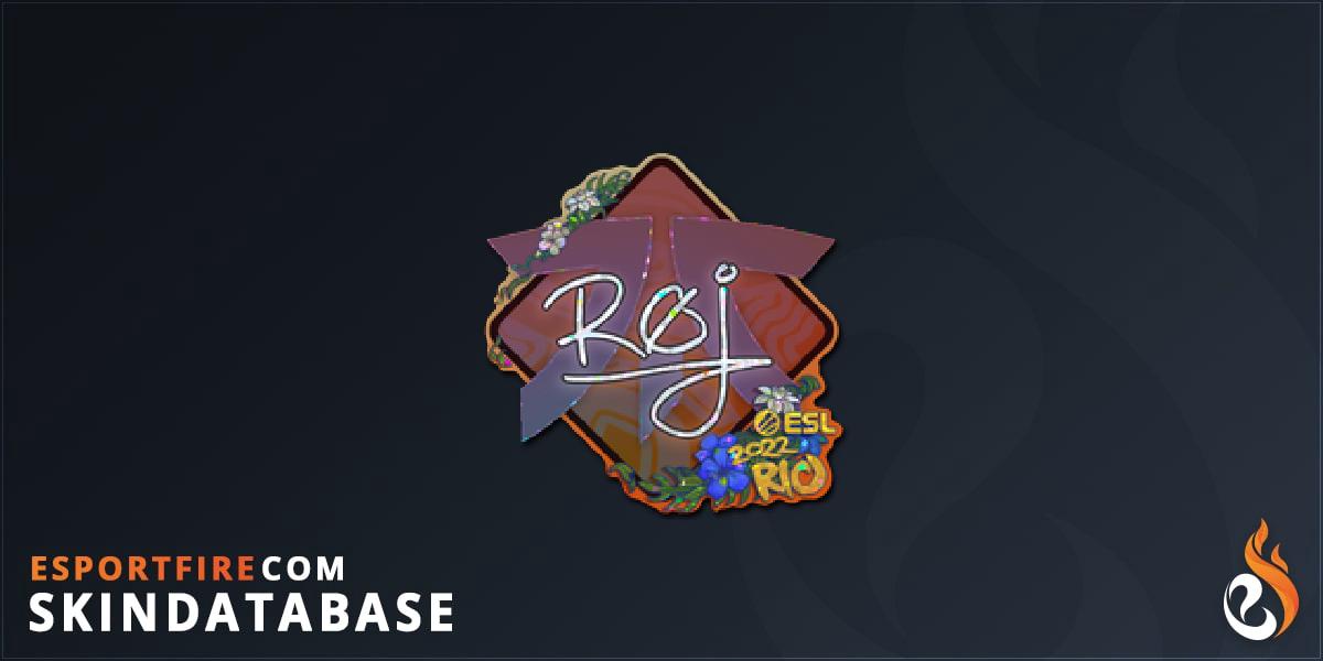 Sticker | roeJ (Glitter) | Rio 2022 - EsportFire.com