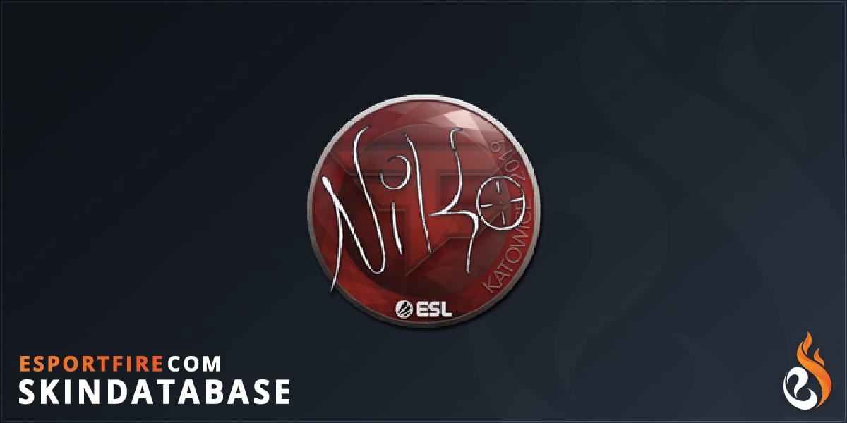 Sticker | NiKo | Katowice 2019 - EsportFire.com