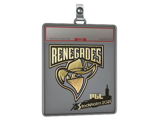 Sticker Slab | Renegades (Gold) | Stockholm 2021 - EsportFire.com