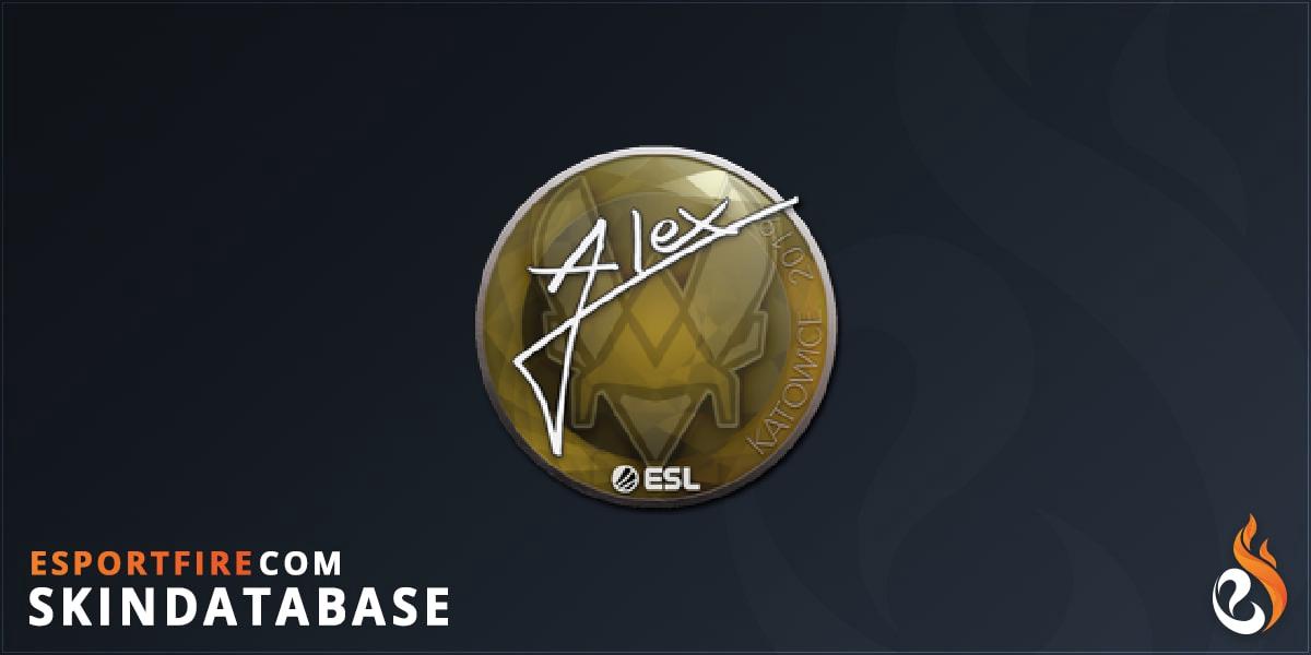 Sticker | ALEX | Katowice 2019 - EsportFire.com