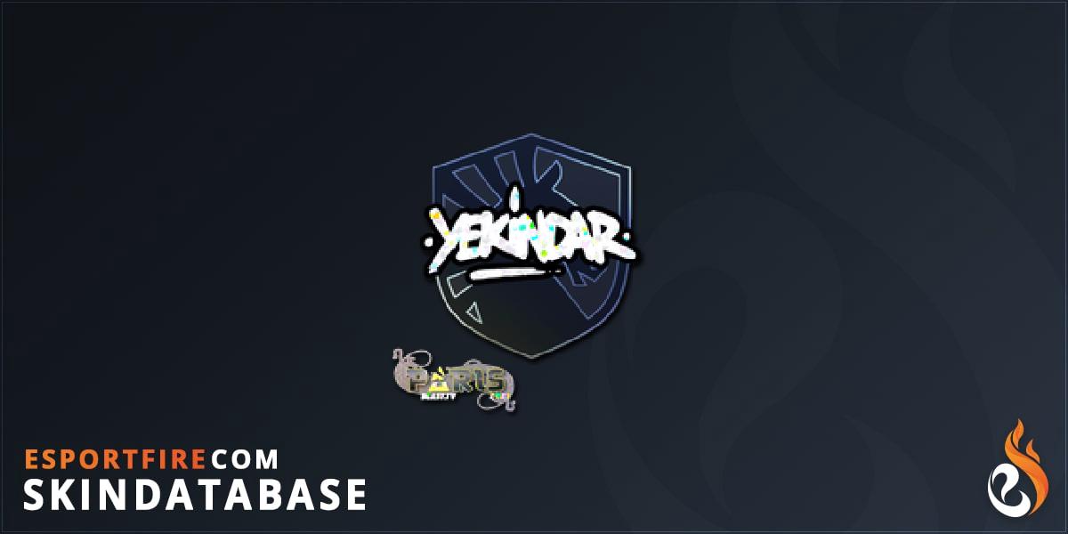 Sticker | YEKINDAR (Glitter) | Paris 2023 - EsportFire.com