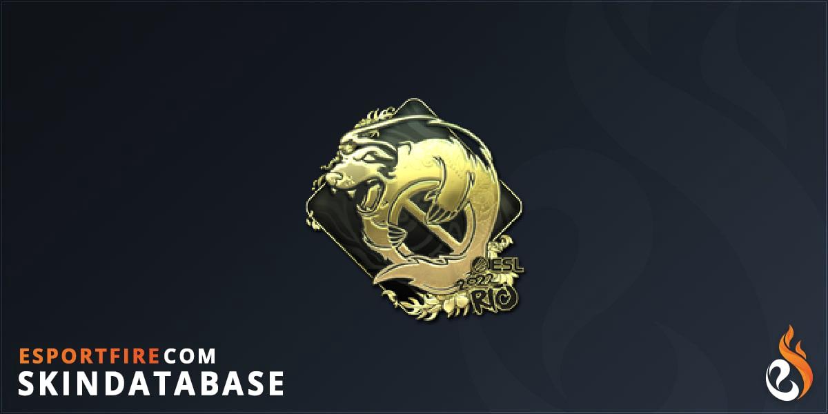 Sticker | Outsiders (Gold) | Rio 2022 - EsportFire.com