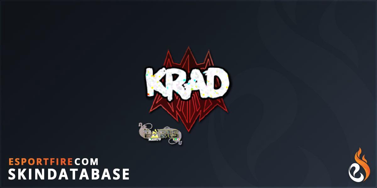 Sticker | Krad (Glitter) | Paris 2023 - EsportFire.com