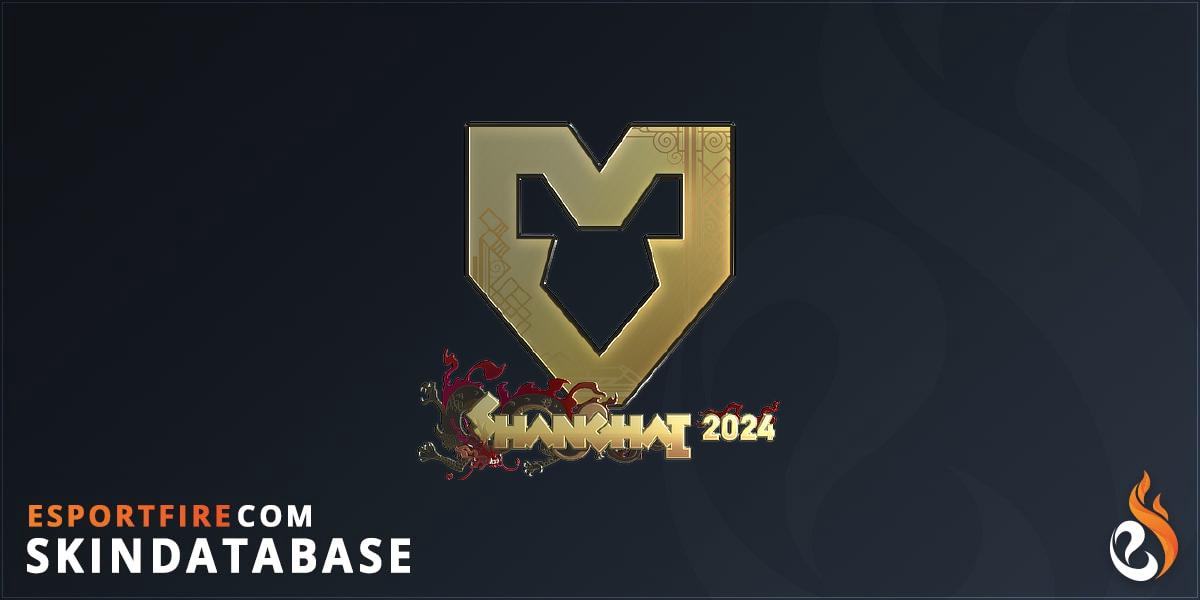 Sticker | MOUZ (Gold) | Shanghai 2024 - EsportFire.com