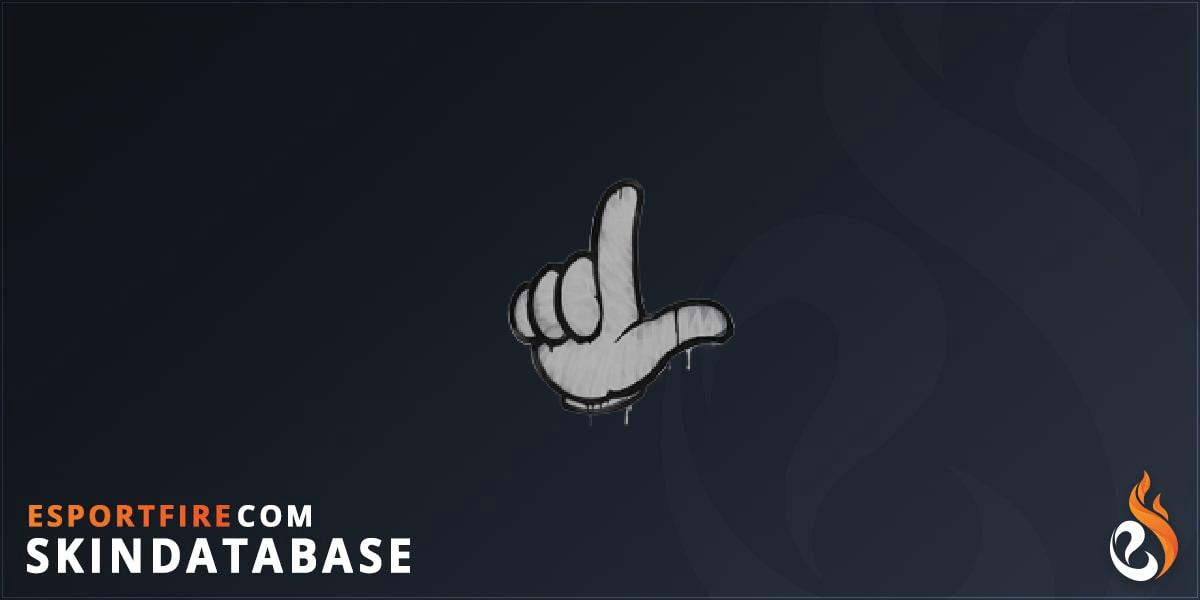 Graffiti | Loser (Shark White) - EsportFire.com