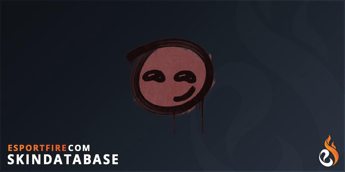 Graffiti | Smirk (Brick Red) - EsportFire.com