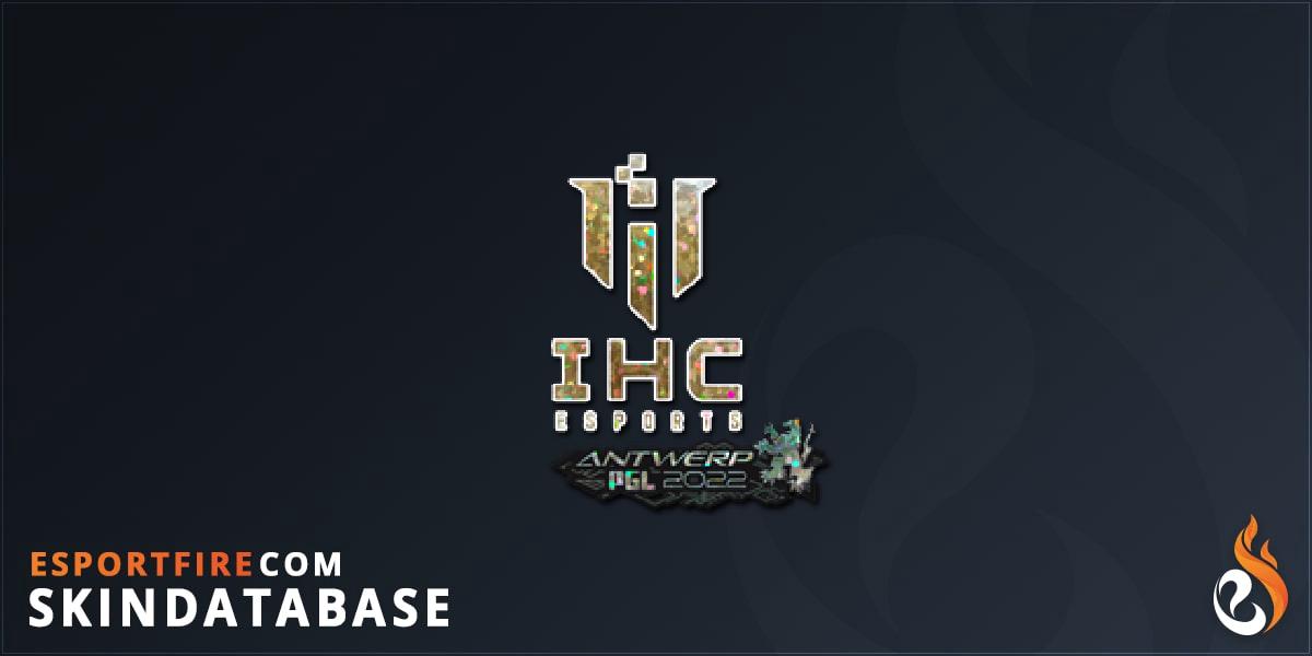 Sticker | IHC Esports (Glitter) | Antwerp 2022 - EsportFire.com