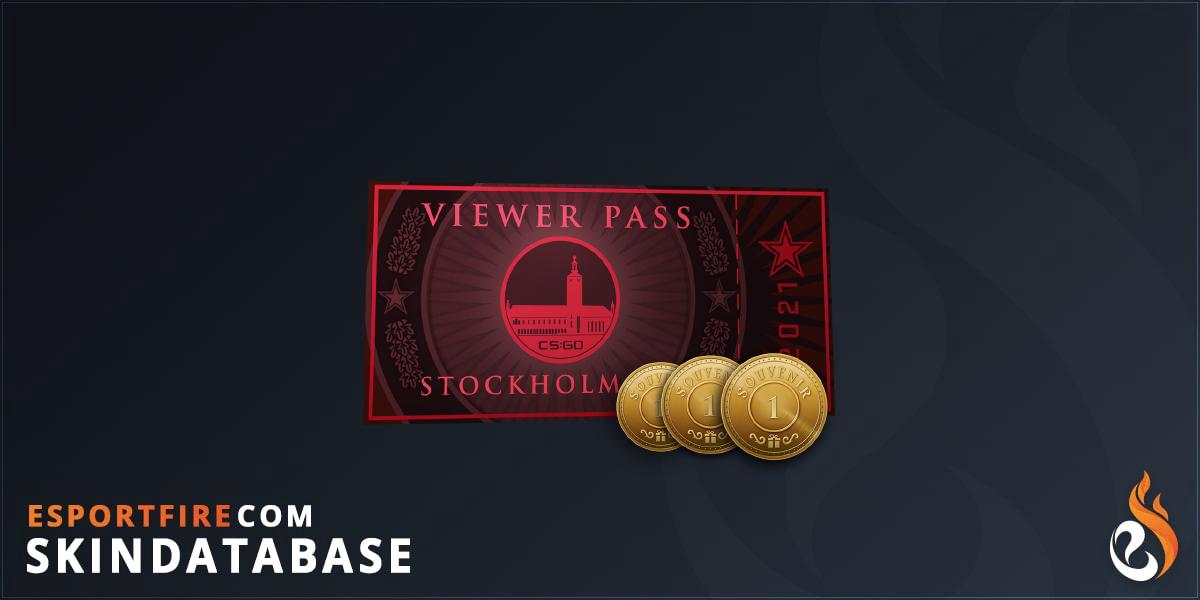 Stockholm 2021 Viewer Pass 3 Souvenir Tokens - EsportFire.com