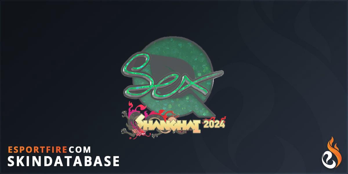 Sticker | dexter (Glitter) | Shanghai 2024 - EsportFire.com