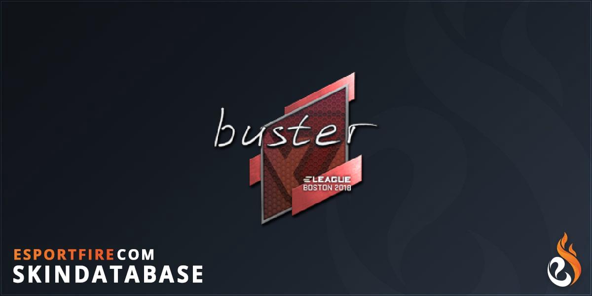Sticker | buster | Boston 2018 - EsportFire.com