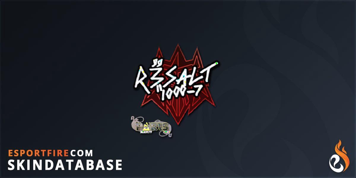Sticker | r3salt (Glitter) | Paris 2023 - EsportFire.com