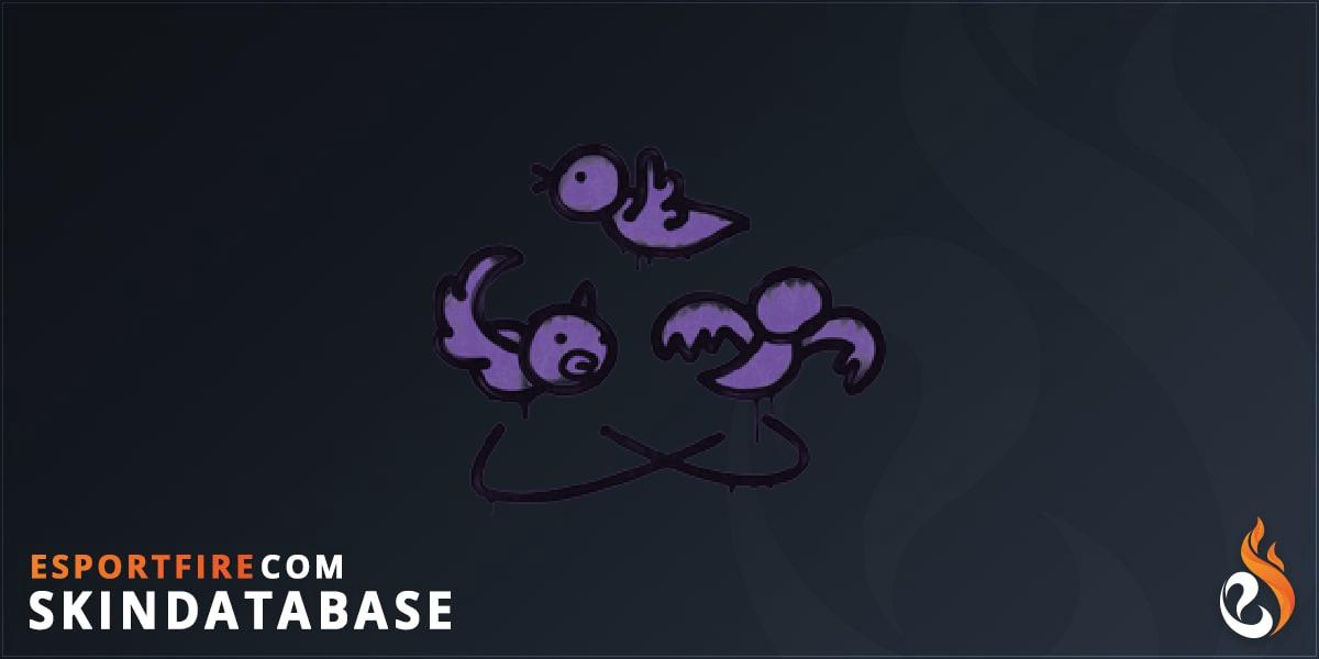 Graffiti | Dizzy (Monster Purple) - EsportFire.com