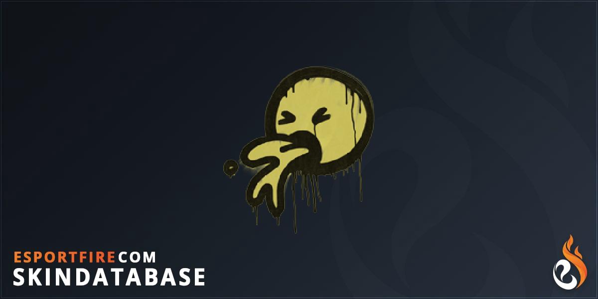 Graffiti | Puke (Tracer Yellow) - EsportFire.com