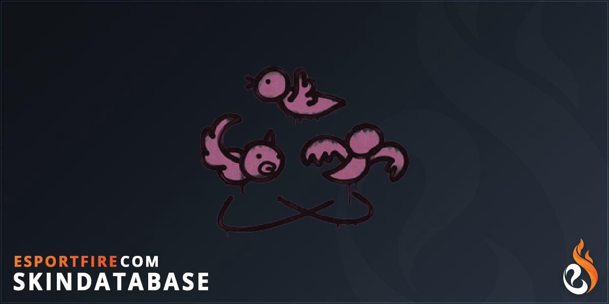 Graffiti | Dizzy (Princess Pink) - EsportFire.com