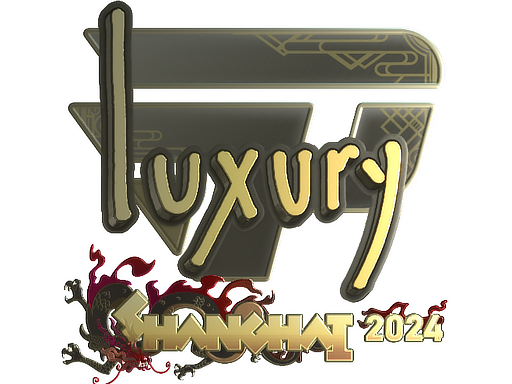 Sticker | lux (Gold) | Shanghai 2024 - EsportFire.com