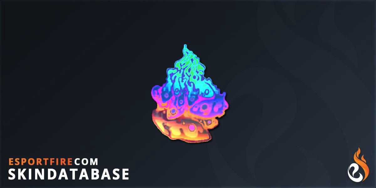 Sticker | Liquid Fire (Holo) - EsportFire.com