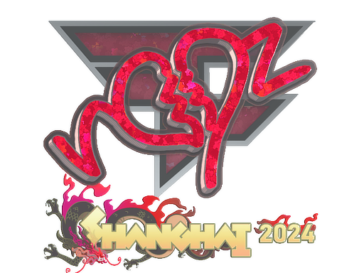 Sticker | ropz (Glitter) | Shanghai 2024 - EsportFire.com