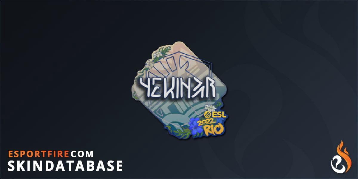 Sticker | YEKINDAR | Rio 2022 - EsportFire.com