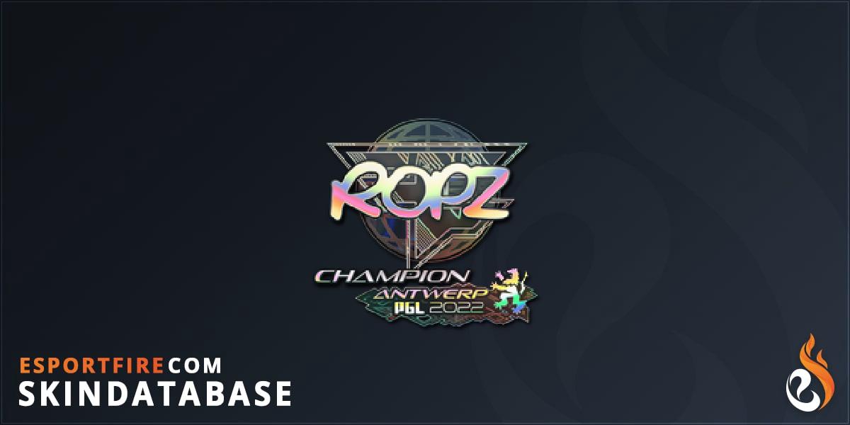 Sticker | ropz (Holo, Champion) | Antwerp 2022 - EsportFire.com