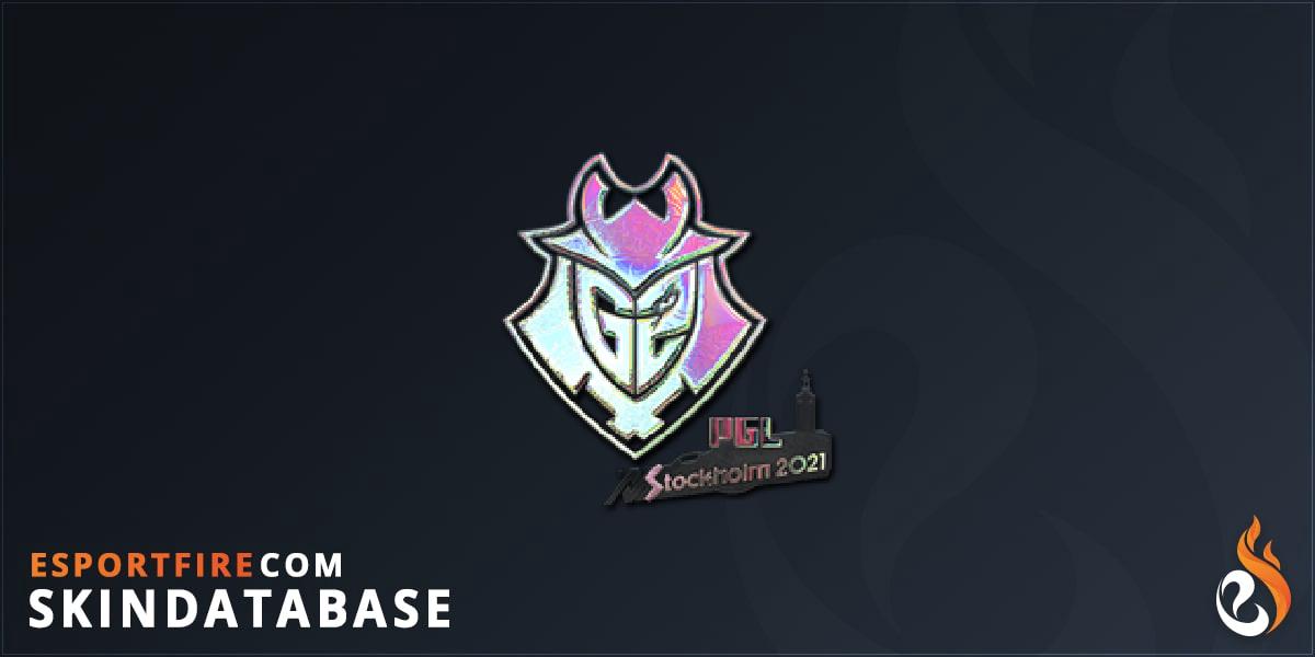 Sticker | G2 Esports (Holo) | Stockholm 2021 - EsportFire.com