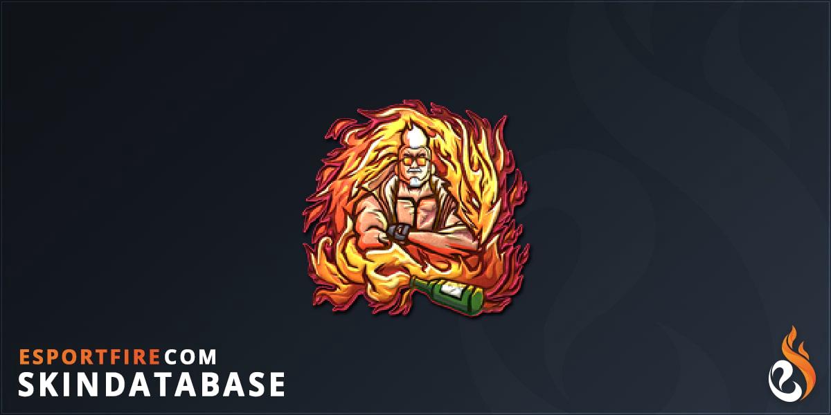 Sticker | Romanov's Fire (Foil) - EsportFire.com