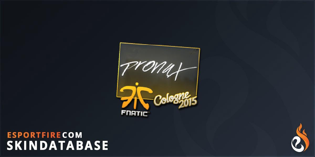 Sticker | pronax | Cologne 2015 - EsportFire.com
