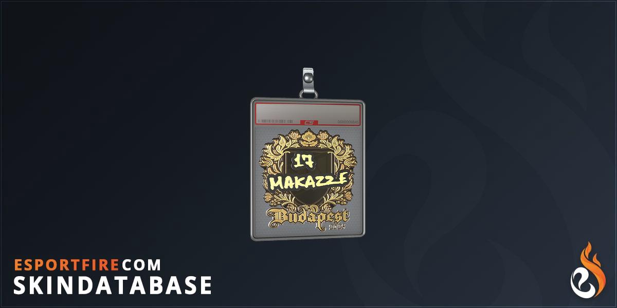 Sticker Slab | makazze (Gold) | Budapest 2025 - EsportFire.com