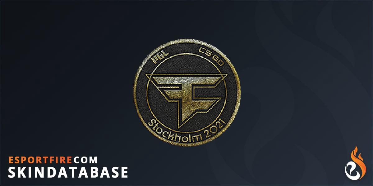 Patch | FaZe Clan (Gold) | Stockholm 2021 - EsportFire.com