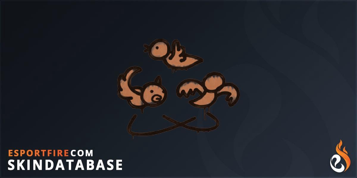 Graffiti | Dizzy (Tiger Orange) - EsportFire.com