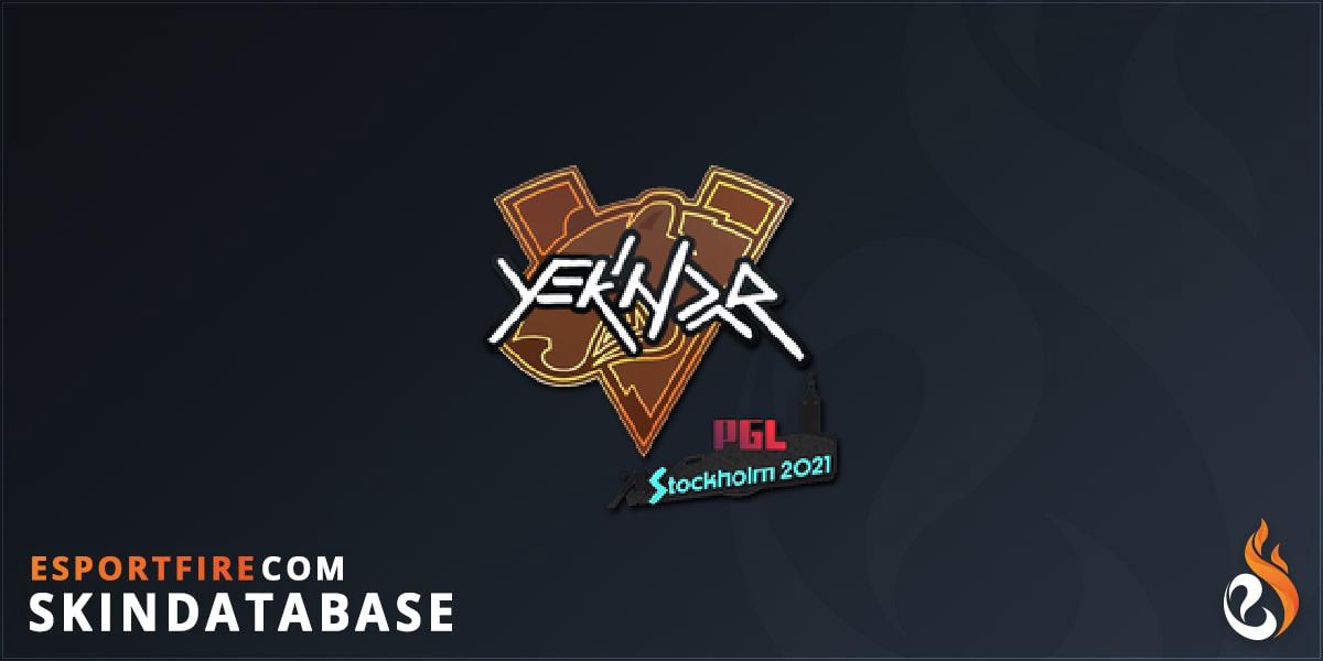 Sticker | YEKINDAR | Stockholm 2021 - EsportFire.com