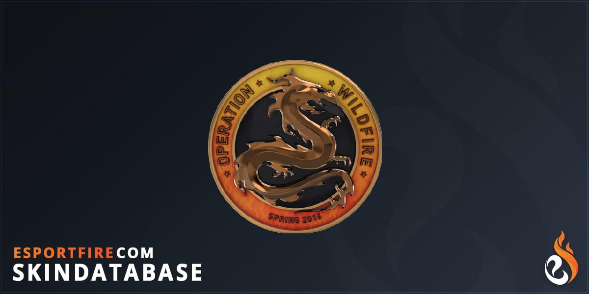 Operation Wildfire Challenge Coin - EsportFire.com