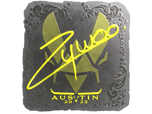 Sticker | ZywOo (Foil) | Austin 2025 - EsportFire.com