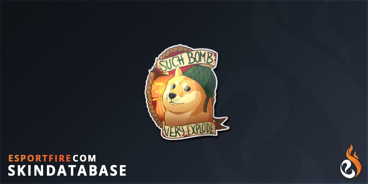 Sticker | Bomb Doge - EsportFire.com