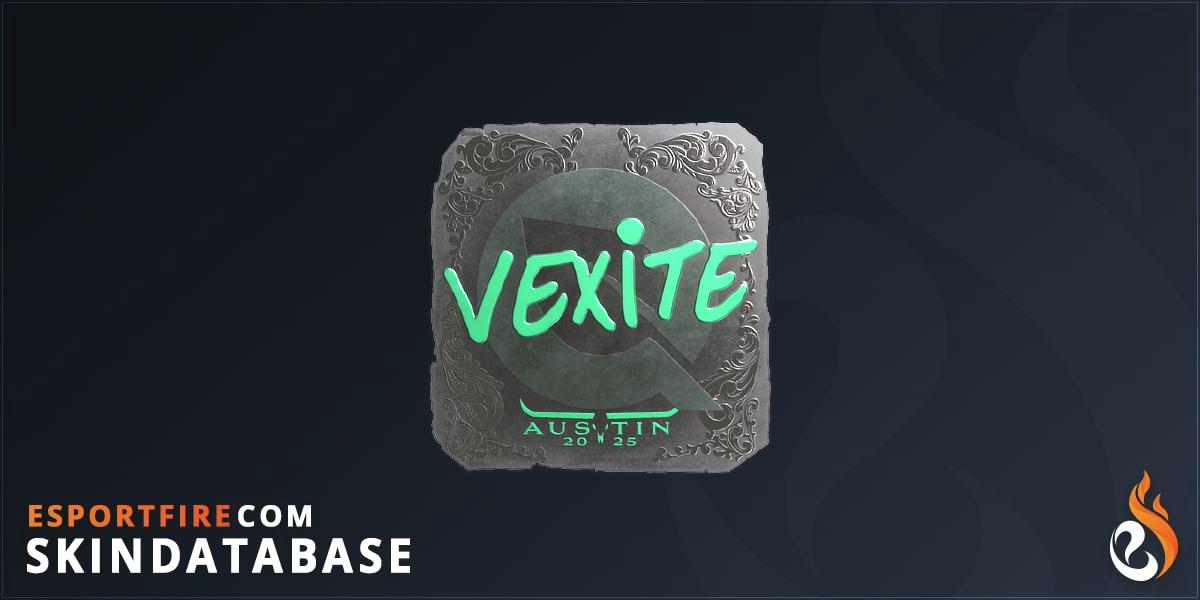 Sticker | vexite (Foil) | Austin 2025 - EsportFire.com