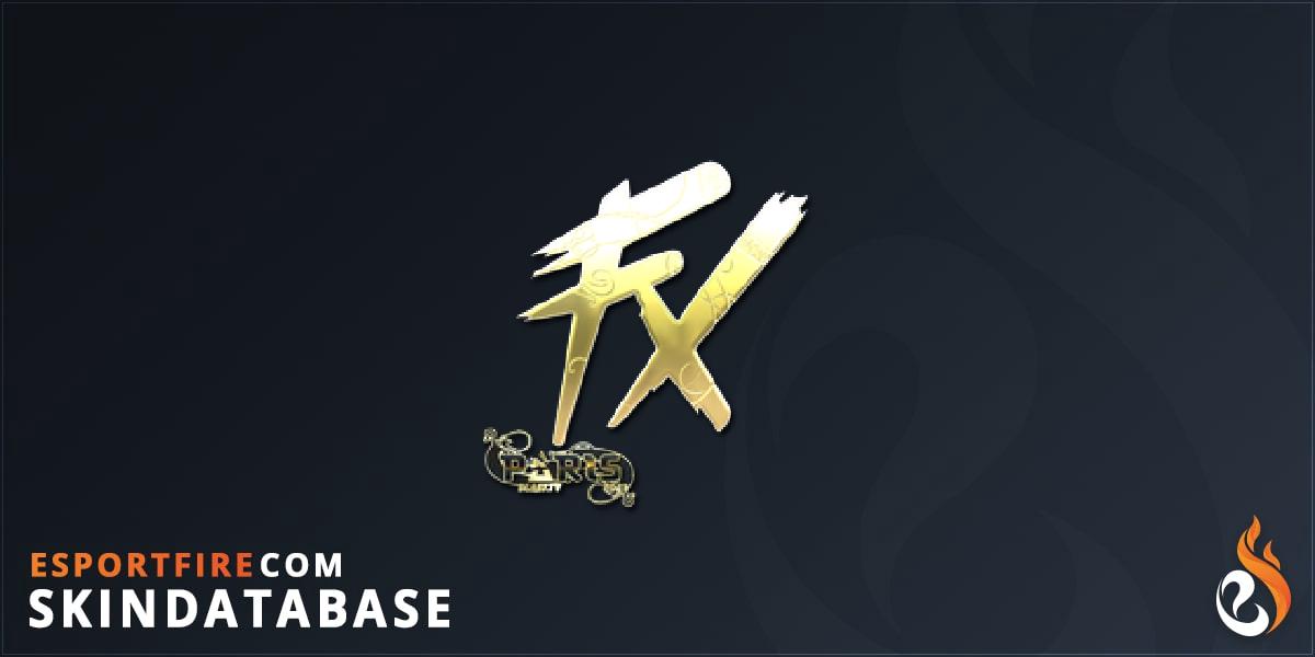 Sticker | Fluxo (Gold) | Paris 2023 - EsportFire.com