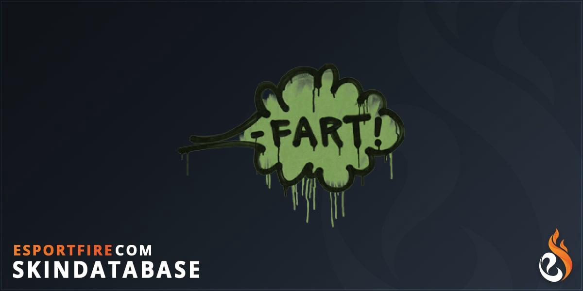 Graffiti | Fart (Battle Green) - EsportFire.com