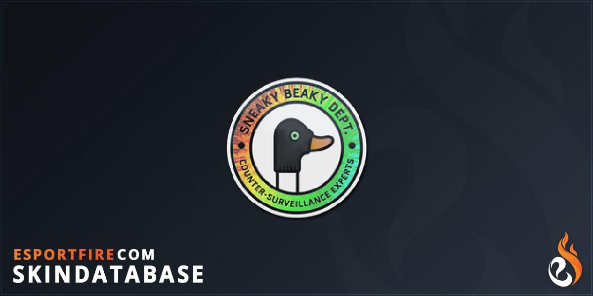 Sticker | Sneaky Beaky Dept. (Holo) - EsportFire.com