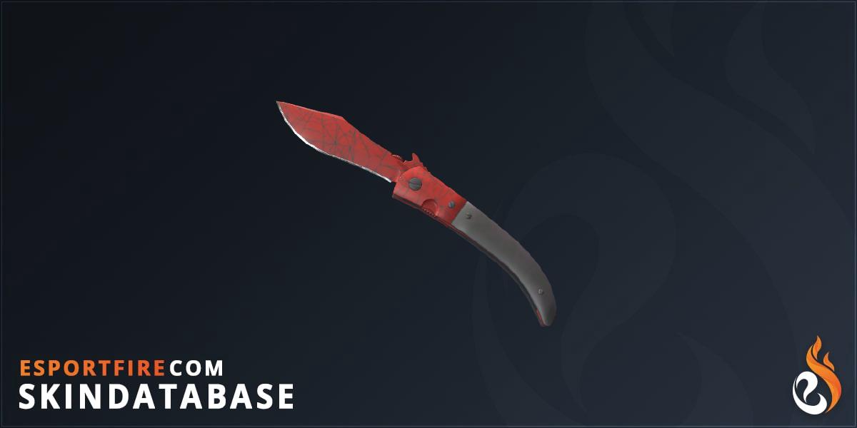 Navaja Knife | Crimson Web (Minimal Wear) - EsportFire.com